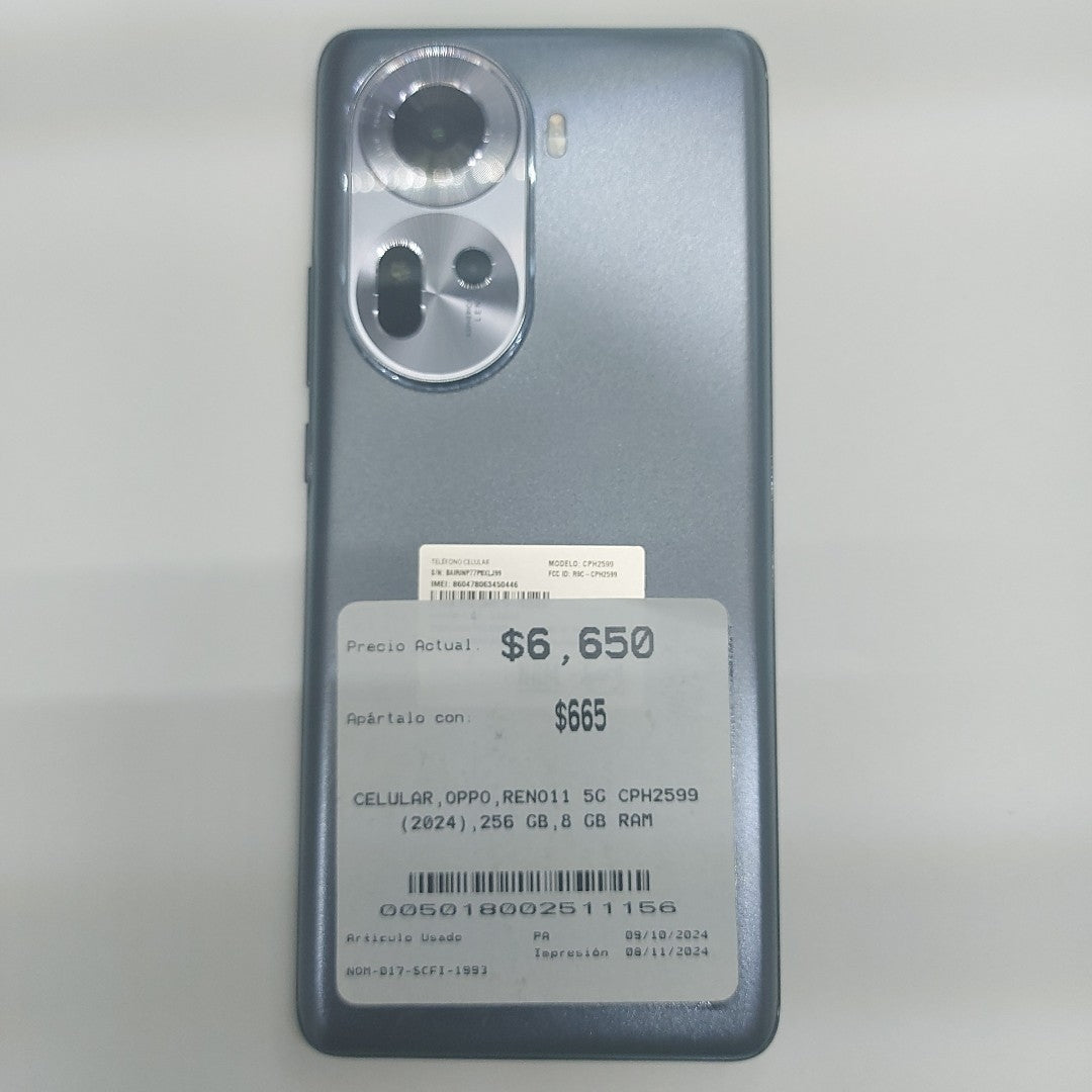CELULAR OPPO RENO11 5G CPH2599 (2024) (SEMINUEVO) – Tienda Dondé