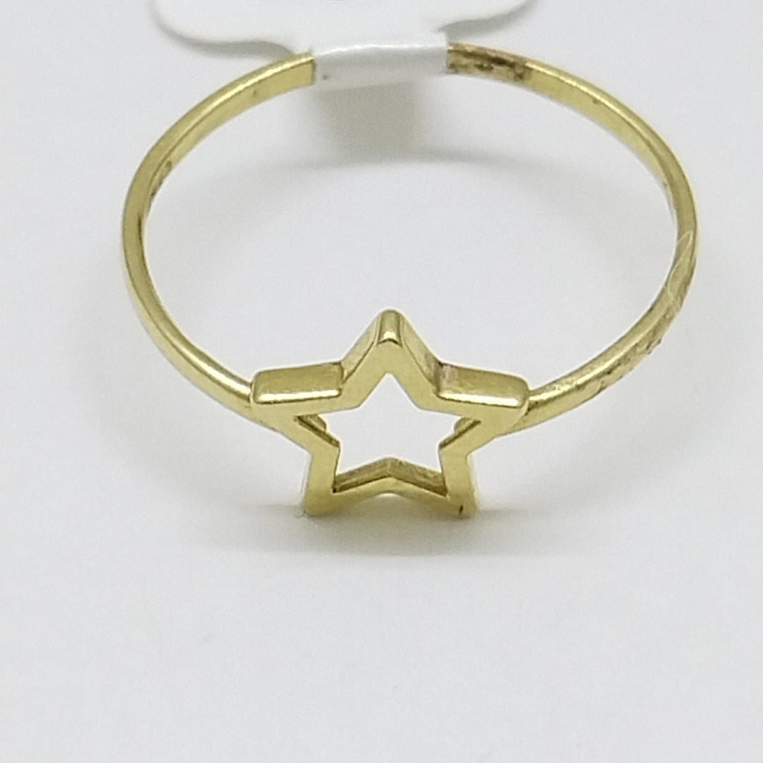 10024AND00080B1674 FRD6 ANILLO DE ESTRELLA HUECA ORO 14K 1.1GRS (NUEVO ...