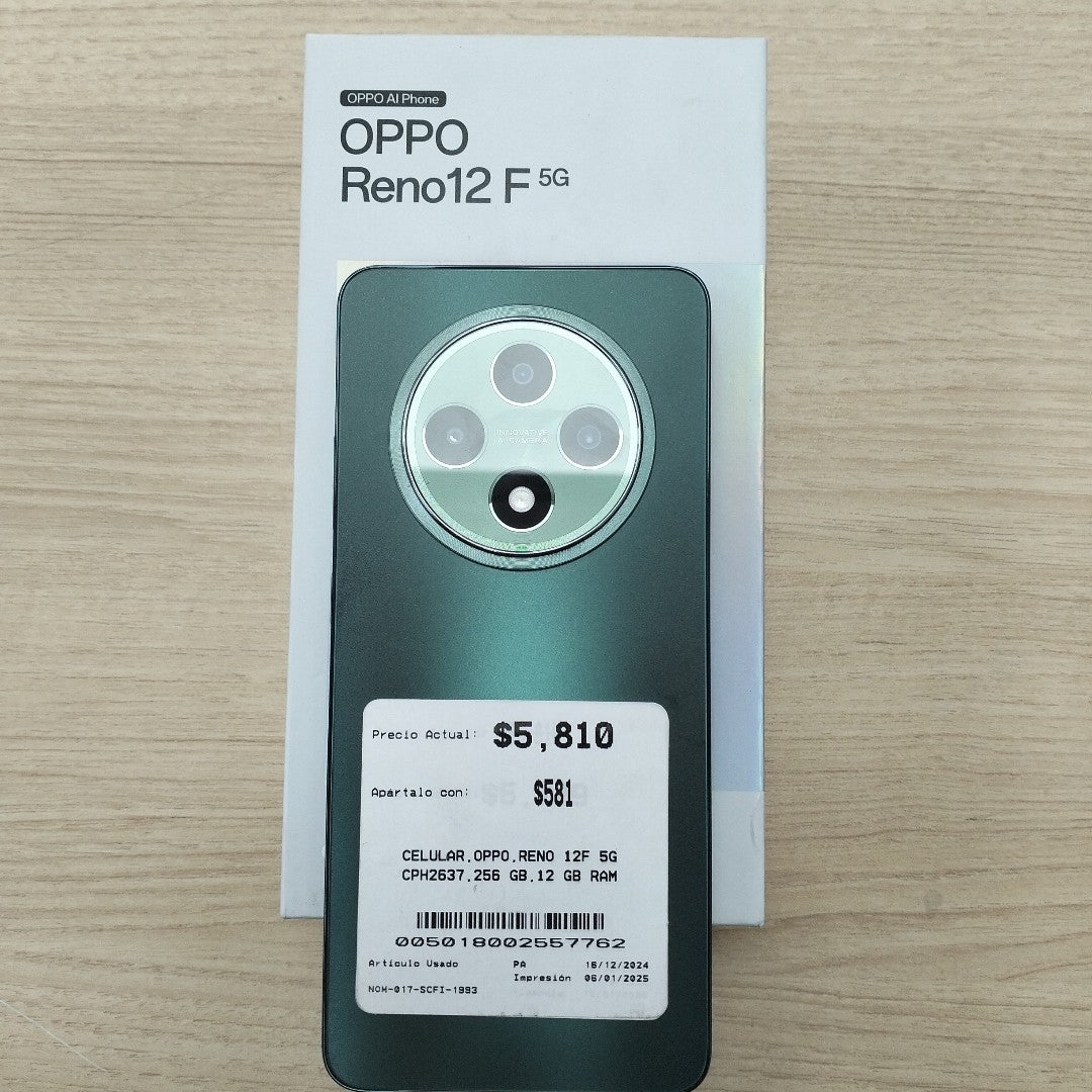 CELULAR OPPO RENO 12F 5G CPH2637 256 GB 12 GB RAM (SEMINUEVO) – Tienda ...