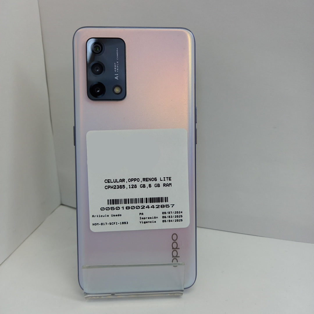 CELULAR OPPO RENO6 LITE CPH2365 128 GB 6 GB RAM (SEMINUEVO) – Tienda Dondé