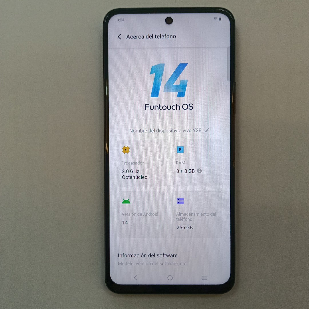 CELULAR VIVO Y28 V2352 256 GB 8 GB RAM (SEMINUEVO) – Tienda Dondé