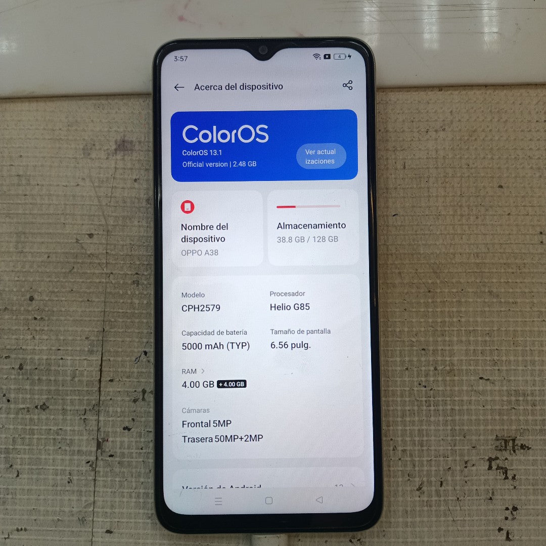 CELULAR OPPO A38 CPH2579 (2023) 128 GB 4 GB RAM (SEMINUEVO) – Tienda Dondé