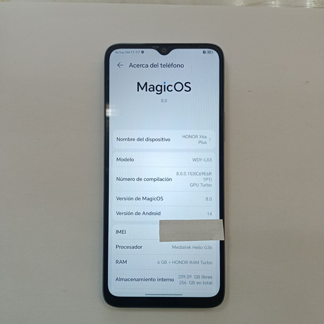 CELULAR HONOR X6A WDY-LX3 (2023) 256 GB 6 GB RAM (SEMINUEVO) – Tienda Dondé