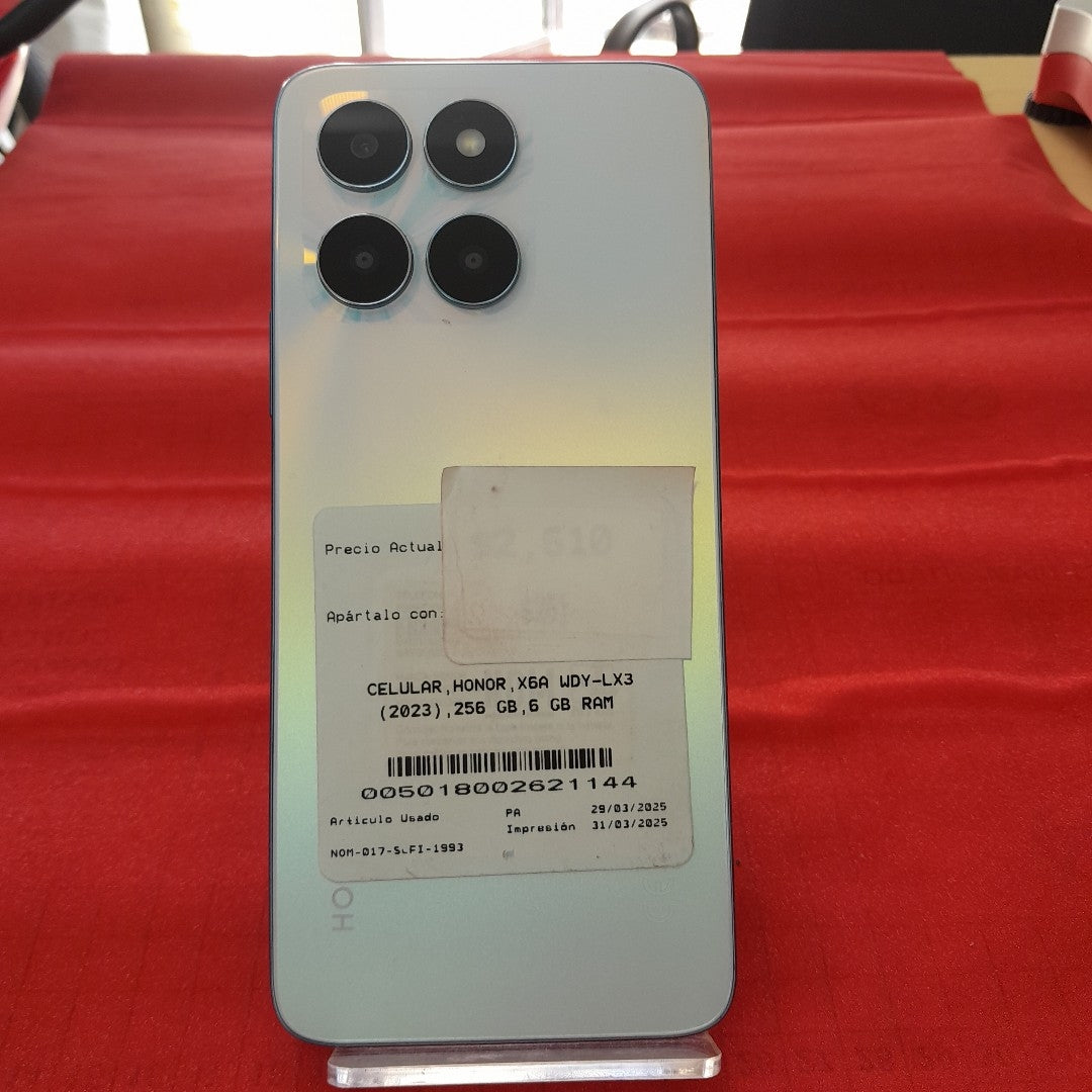 CELULAR HONOR X6A WDY-LX3 (2023) 256 GB 6 GB RAM (SEMINUEVO) – Tienda Dondé