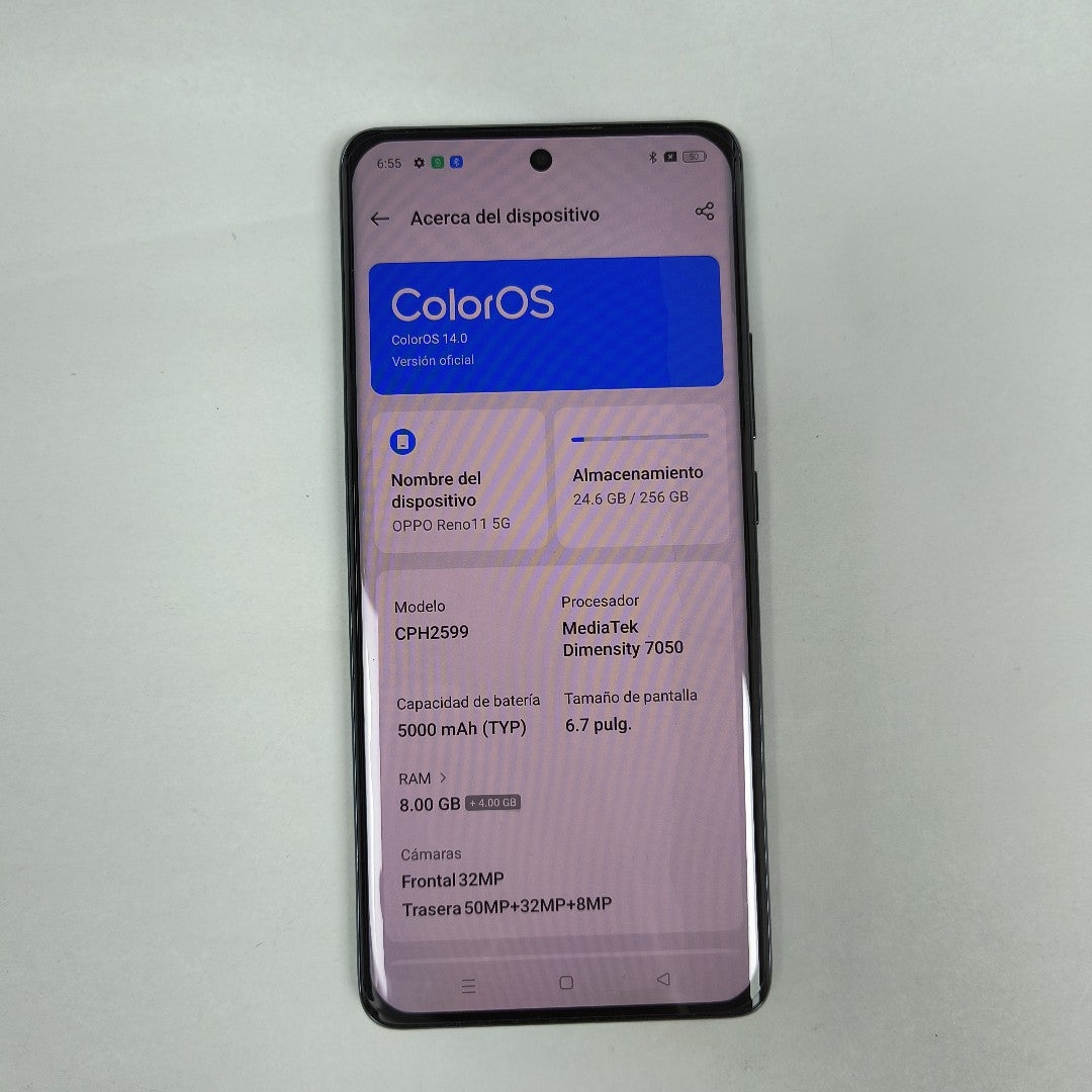 CELULAR OPPO RENO11 5G CPH2599 (2024) 256 GB 8 GB RAM (SEMINUEVO ...