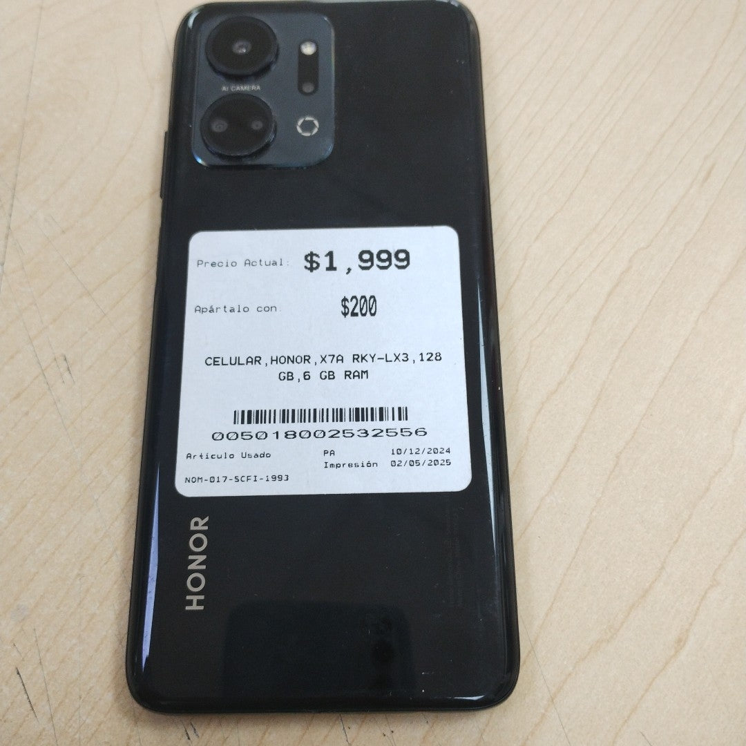 CELULAR HONOR X7A RKY-LX3 128 GB 6 GB RAM – Tienda Dondé