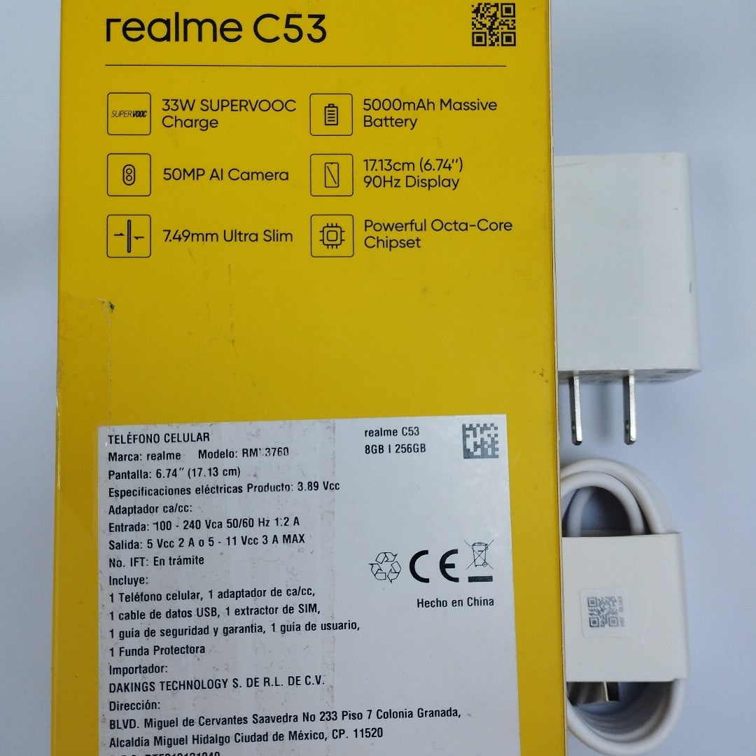 CELULAR REALME C53 RMX3760 (2023) 256 GB 8 GB RAM (SEMINUEVO) – Tienda Dondé